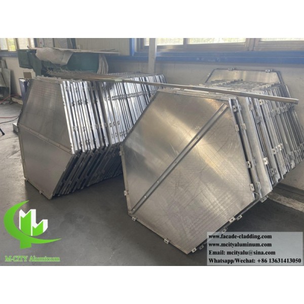 Quality Powder Coated Perforated Aluminum Cladding Panel 1200x2400mm for Metal Facade for sale