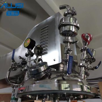 Quality 50L PLC Touch Screen Lotion Homogenizer Emulsifier For Cosmetic Making Machine for sale