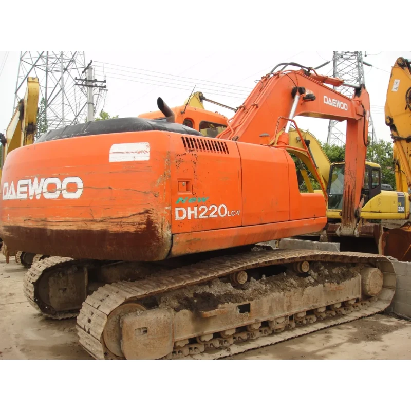 Used Crawler Excavator Daewoo Dh220 Secondhand Backhoe Hydraulic Digger with Quality