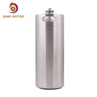 Quality Single Wall Stainless Mini Keg , Food Grade 4L 1 Gallon Mini Keg for sale