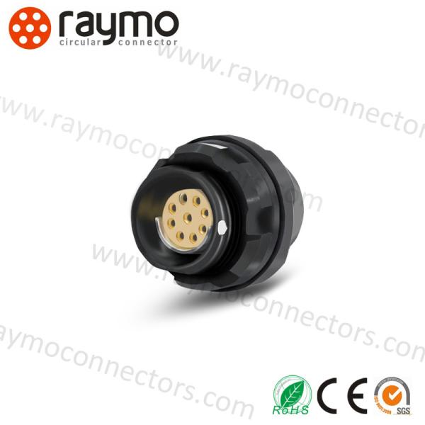 Quality 19 Pin Circular Push Pull Connector S1031A Series PPS Insulator Solder Type for sale