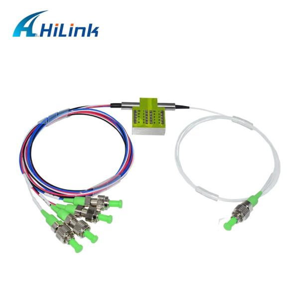Quality FSW 1x4 Optical Switch SM 1260 ~ 1620nm 900um Non Latching FC / APC Connector for sale