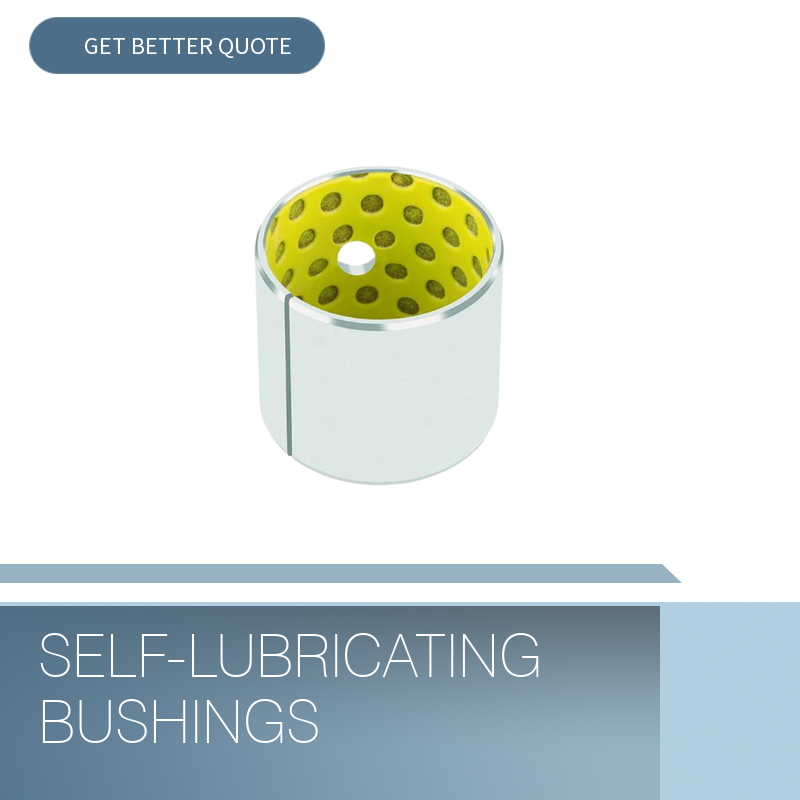 Dry slide Bushings sleeve pom lubricating holes