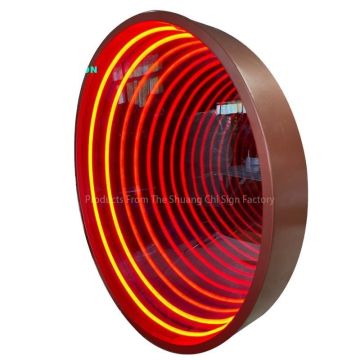 Quality Elevate Decor Stunning 3D Neon Abyssal Mirror Checkered 50X50 in Customizable for sale