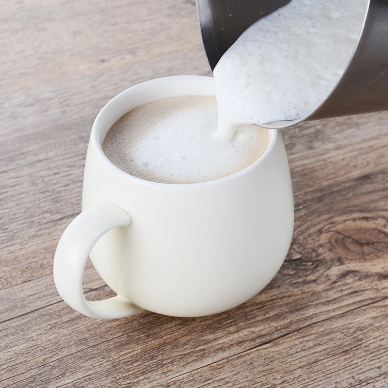 Electric Milk Frother Handheld Coffee Mixer Mini Whisk Battery Powered