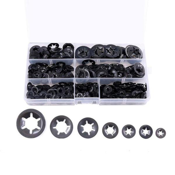 Quality Black Color Lock Speed Bearing Clamp Retaining Ring for sale