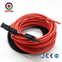 China Red 1800vdc 1 Pair 10 Feet 4mm Solar Pv Cable factory