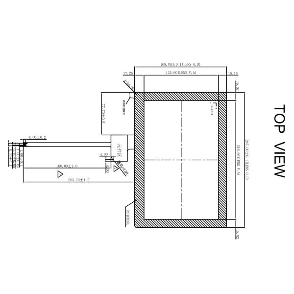Quality 10.1 Inch Glass+Glass Projected Capacitive Touch Panel with I2C Interface for for sale