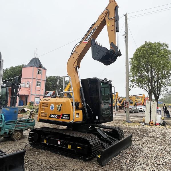 Quality SANY SY75 Used Hydraulic Excavator for sale