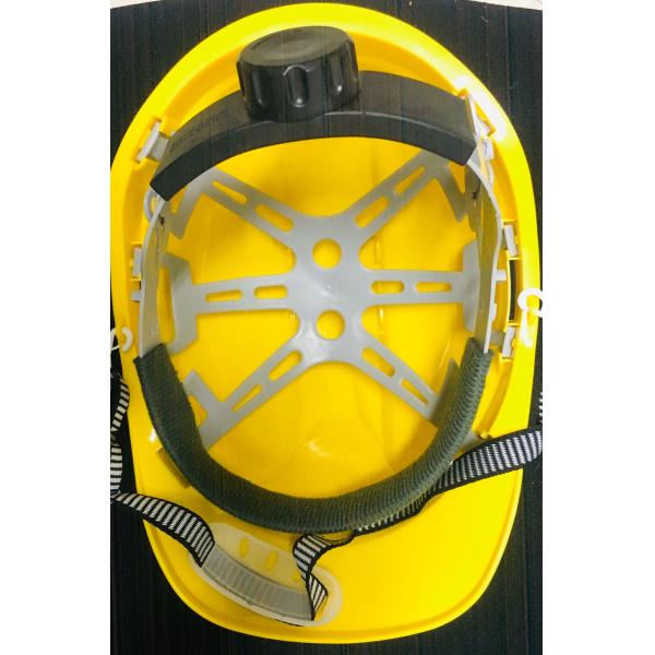 Quality Head Ventilized Hard Hats EN397 Yellow Hard Hat PE Or ABS Material for sale