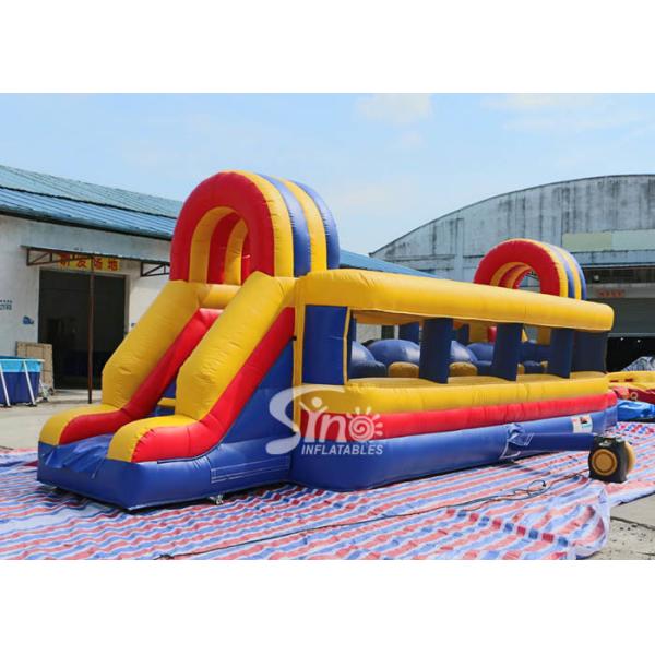 Quality 10x3m Giant Wipeout Inflatable Big Baller Obstacle Course for Adults and Children for sale