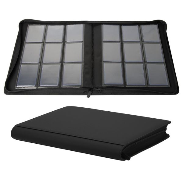Quality Wholesale 9 Pockets Top Loader Binder Large Capacity PU Leather Photo Card for sale