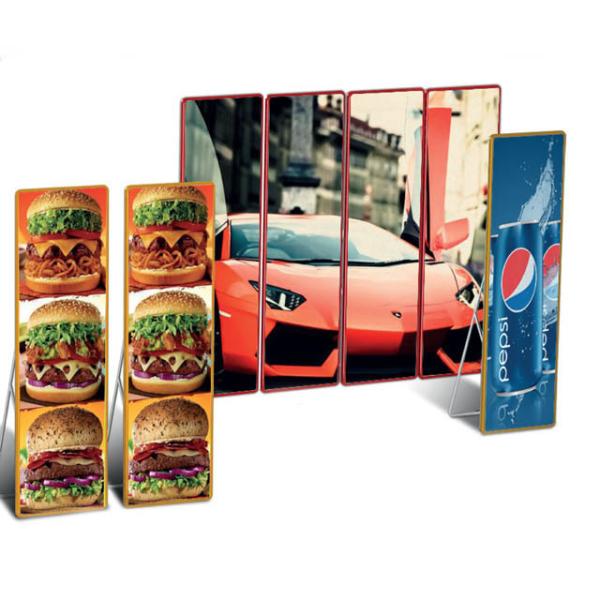 Quality Advertising Front Service Led Display Screen 1.9mm Poster Mirror for sale