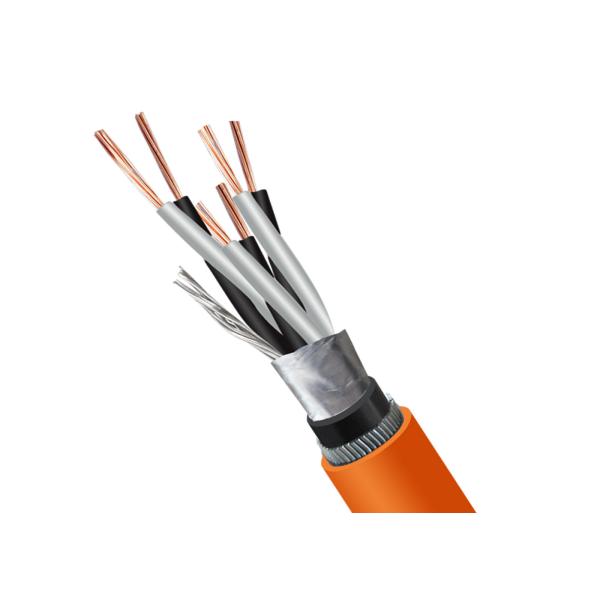 Quality Stranded Copper Conductor PE Insulated Al Foil Plastic Screen Shielded for sale