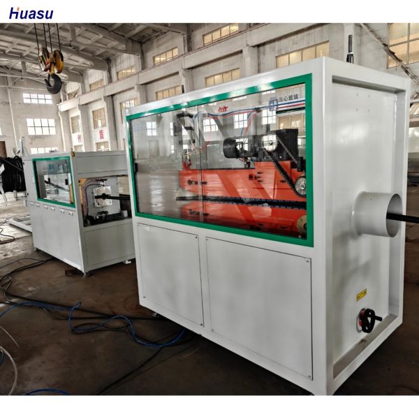 Quality Single Wall Corrugated Pipe Extrusion Line with PLC Control Offering Semi for sale