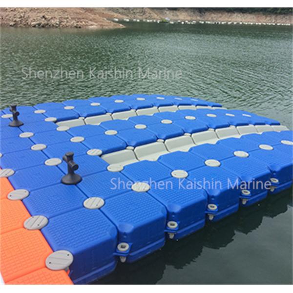 Quality HDPE Floating Dock Cubes 500x500x400mm Cheap Standard Single Floater for sale