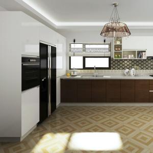 Quality MDF Board Lacquer Luxury Modern Kitchen Cabinets Wardrobe Storage Unit Furniture for sale