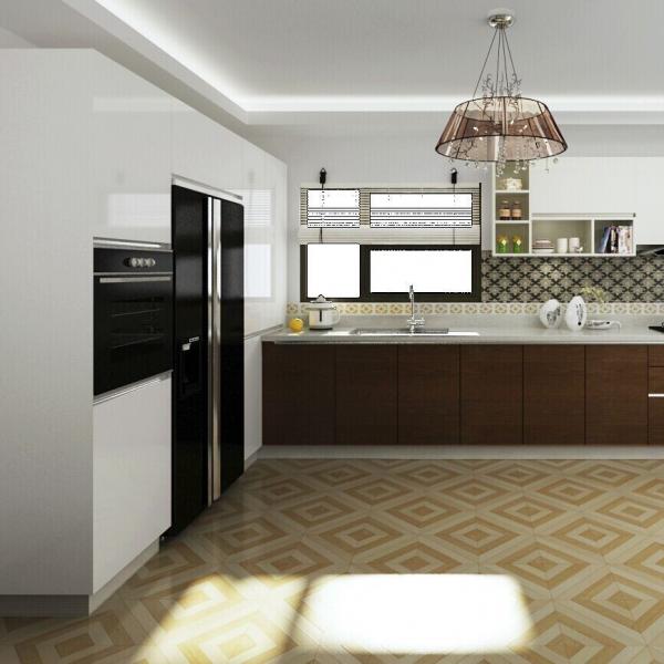 Quality MDF Board Lacquer Luxury Modern Kitchen Cabinets Wardrobe Storage Unit Furniture for sale