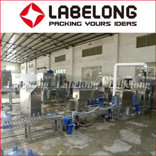 Quality Barrel Bottle 316L 1200BPH Drinking Water Filling Machine for sale