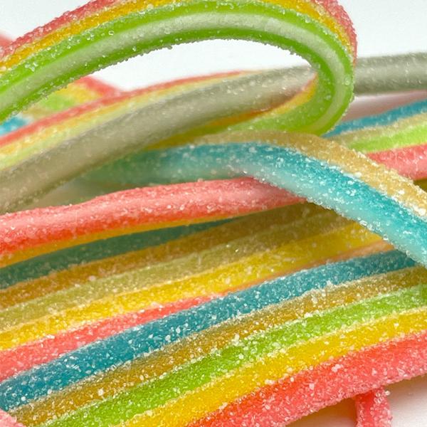 Quality Fruit Flavor Roll Colorful Sour Straws Candy Support Customization for sale