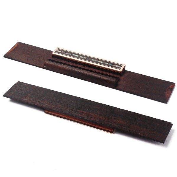 Quality Sturdy 80*3mm Slotted Guitar Bridge Replacement Burlywood Color for sale
