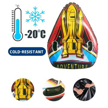 Quality Rocket triangle shape new design snowtube toy for kid winter sledge for sale