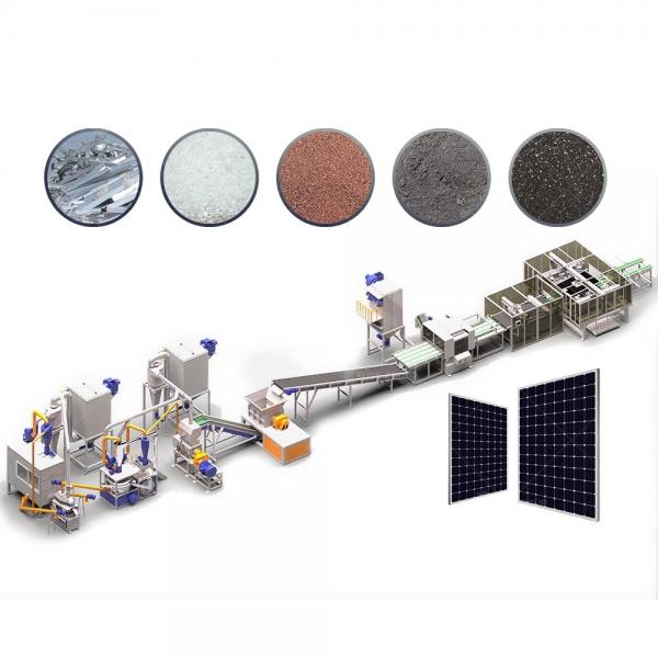 Quality Professional Sales Green Energy Recycling Solar Panel Recycle Machine with PLC for sale
