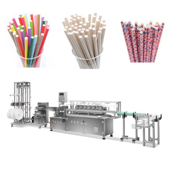 Quality Disposable Biodegradable 8 Cutters Paper Straw Machine For Drinking for sale
