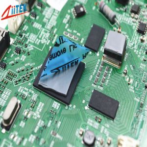 Quality 5.0W Gray Thermal Interface Silicone Thermal Pad With Flame Retardant Properties for sale