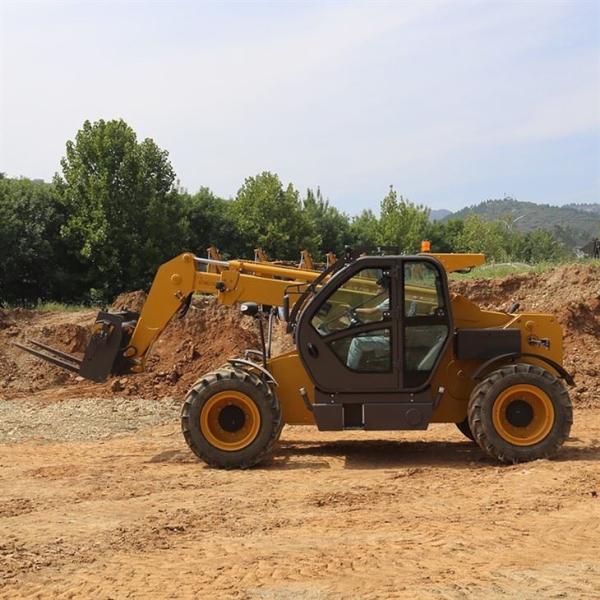 Quality 3 Ton Telescopic Boom Handler With Lifting Walking Linkage Function for sale