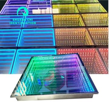 Quality Full Color LED Dance Floor Interactive Floor Tiles Brick Lights for sale