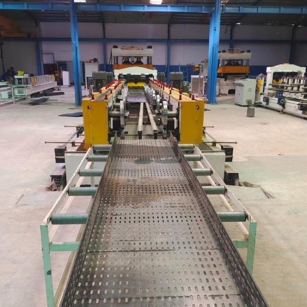 Quality PPGI Cable Tray Roll Forming Machine 0-15m/min With Siemens PLC Systems for sale