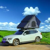 Quality Roof Basket Outdoor Aluminum Hard Shell Roof Top Tent with LED Light Strop Cover for sale