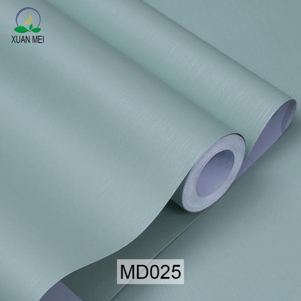 Quality Anti-Static Function Solid Color Vinyl Wallpaper for Easy DIY Installation and for sale
