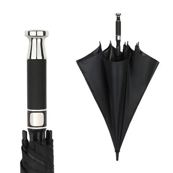 Quality 190T Ponegee Fabric Large Umbrella with Customized Logo Printed and Automatic Anti-UV for sale