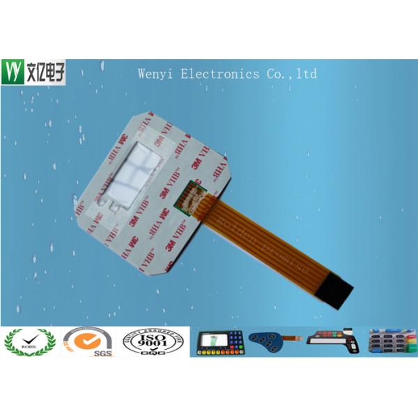 Quality Embossing FPC Membrane Switch 0.18 Mm PET / PC Overlay Female for sale