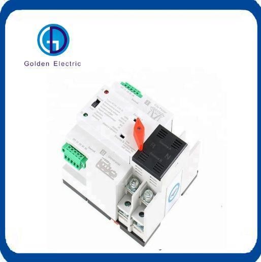 Quality DIN Rail W2r Auto Changeover Switch For Solar Power PV System Customizable for sale