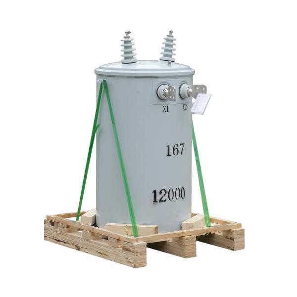 Quality 10 kVA 500 kVA Cylindrical Pole Mounted Transformer for Power Distribution for sale