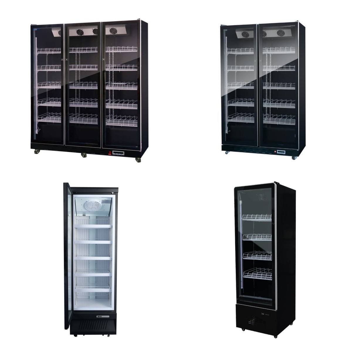 Quality Single-Temperature Capacity or customized Wine Display Refrigerator with LED for sale