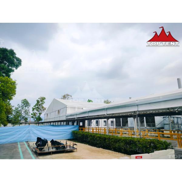 Quality High Capacity Clearspan Outdoor Storage Tent Large Temporary Warehouse Tent for sale