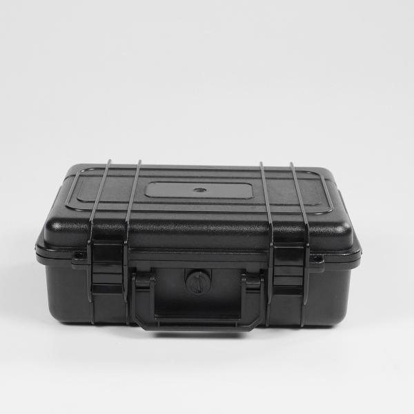 Quality Six Watches Water Resistant Watch Box Black Plastic for sale