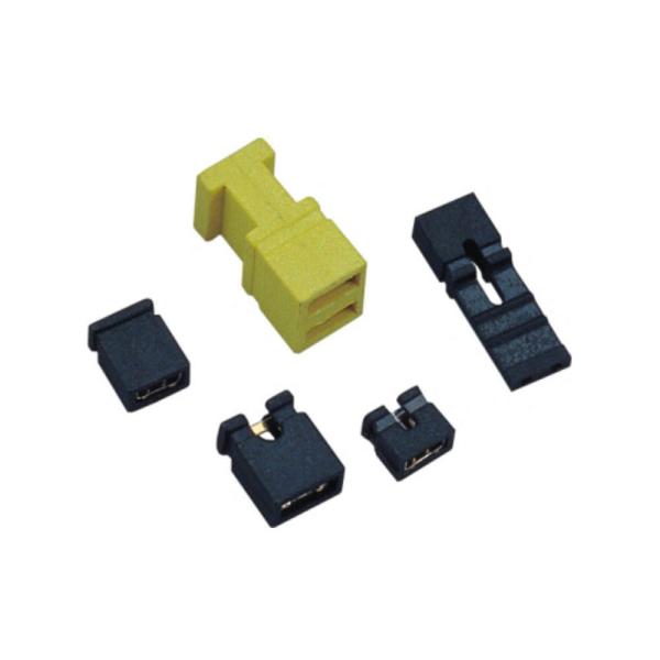 Quality 3A-5A 2.54mm Pitch Mini Jumper Hight 6.0mm Red Blue Yellow Black with Open Form Capping for sale