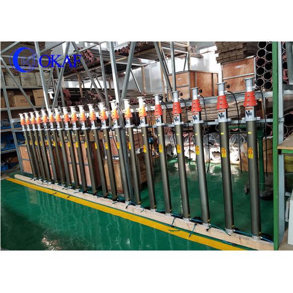 Quality Anodized Aluminum Pneumatic Telescopic Mast 4.2M 5.7M for sale