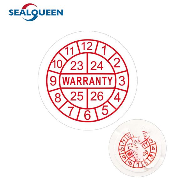 Quality Round Anti Tamper Tags In Rolls Anti - Tamper Estructive Materials for sale