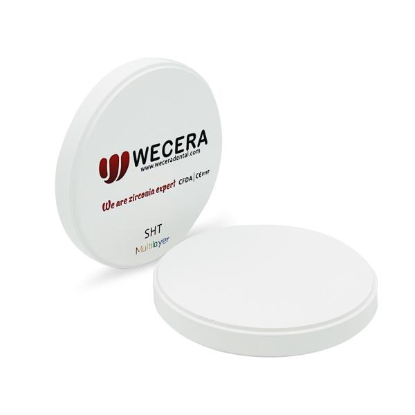 Quality 46% Translucent Multilayer Zirconia Disc SHT 1000 Mpa Dental Implants Zirconia for sale