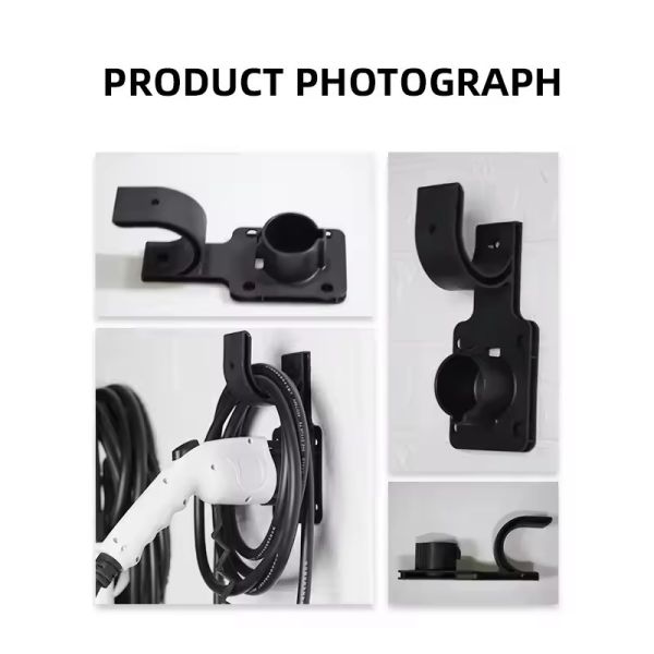 Quality 1EV Charger Plug Holder Coded Lock Dummy Socket Wall Mounted Ev Charging Cable for sale