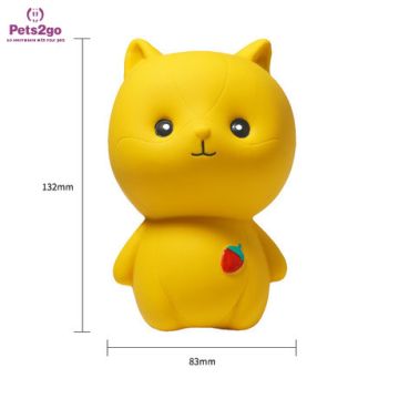 Quality Interactive 112x74mm Latex Cat Playing Ball for sale