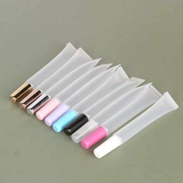 Quality OEM ODM Plastic PP Cosmetic Squeeze Tubes For Lip Gloss 15ml for sale