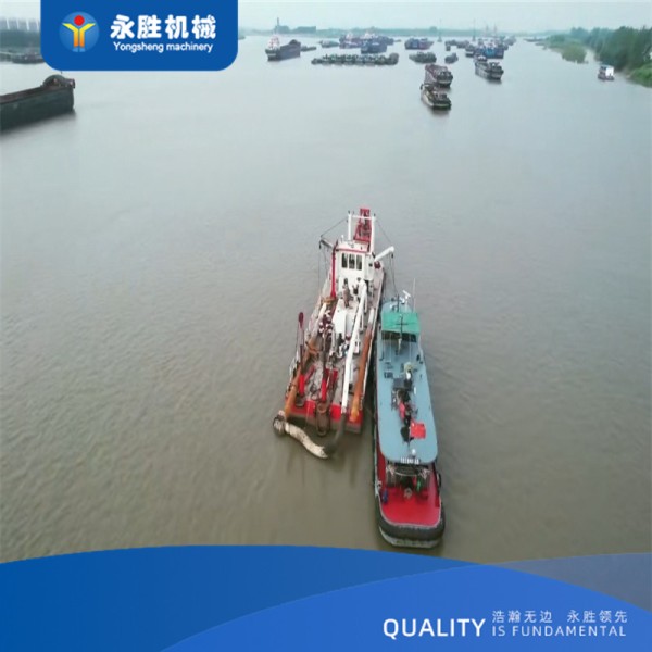 Quality Large Bucket Wheel River Sand Dredging Machine Equipped With 18inch Mud Dredger for sale