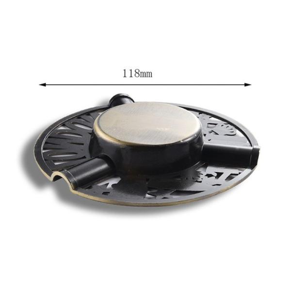 Quality Customized Rohs 118mm Round Metal Ashtray / Portable Cigarette Ashtray for sale